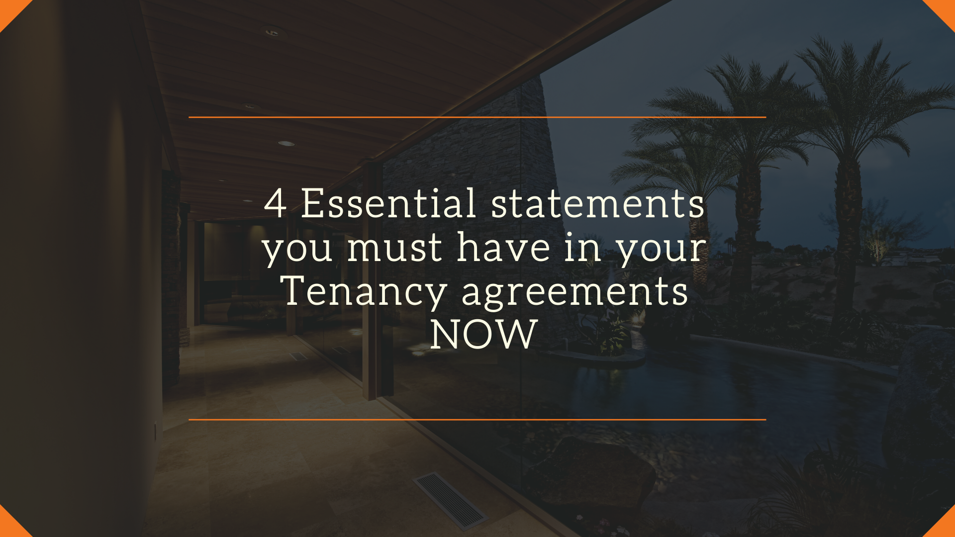 4 Essential statements you must have in your Tenancy agreements NOW ...